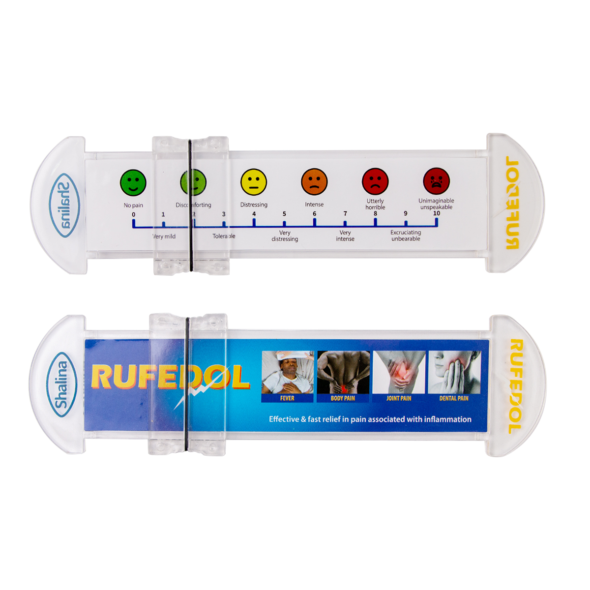 Custom Printed Plastic Medical Pain Scale Ruler - Buy Pain Scale Ruler ...